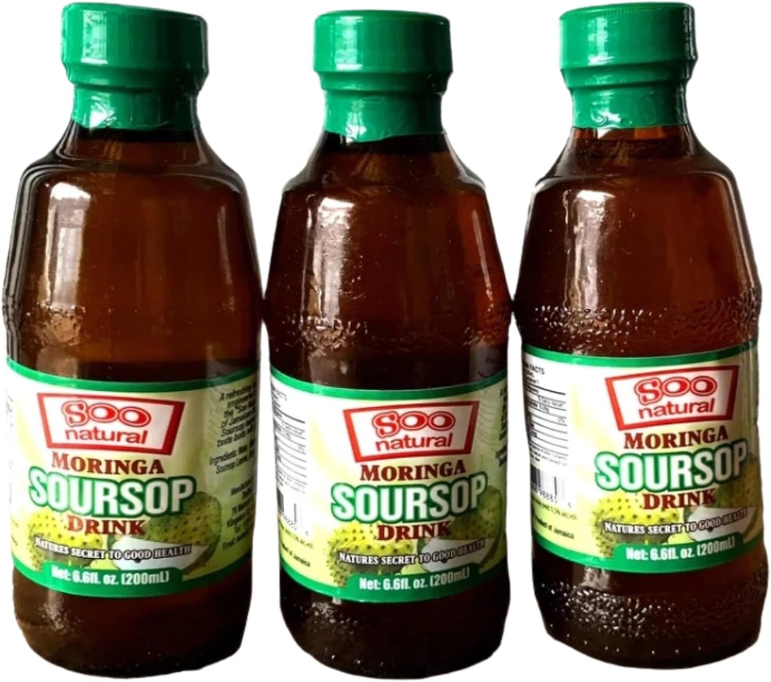 Soo Natural Moringa Soursop Drink 200ml (Bundle of 3) : Amazon.co.uk ...
