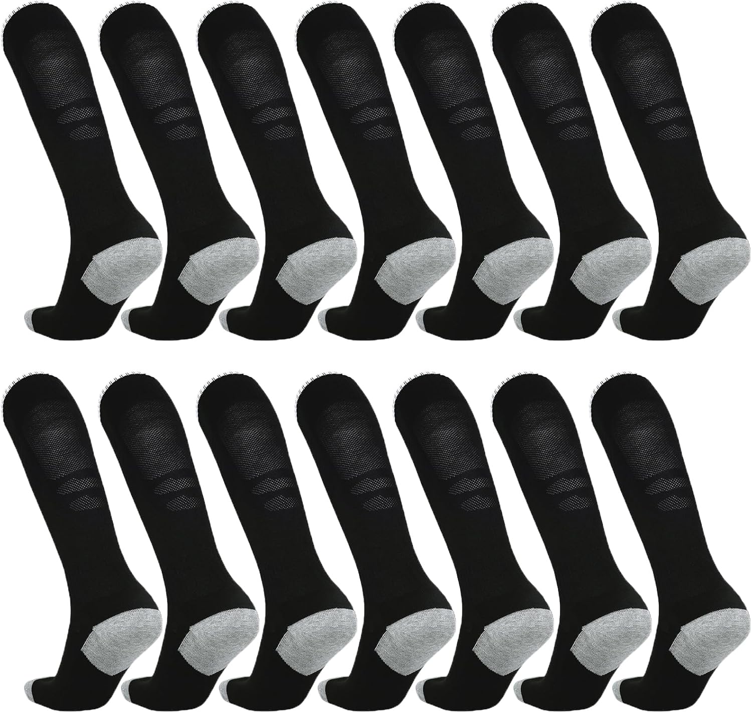 Amazon.com: 6 Pairs Compression Socks for Men Circulation 20-30mmHg ...