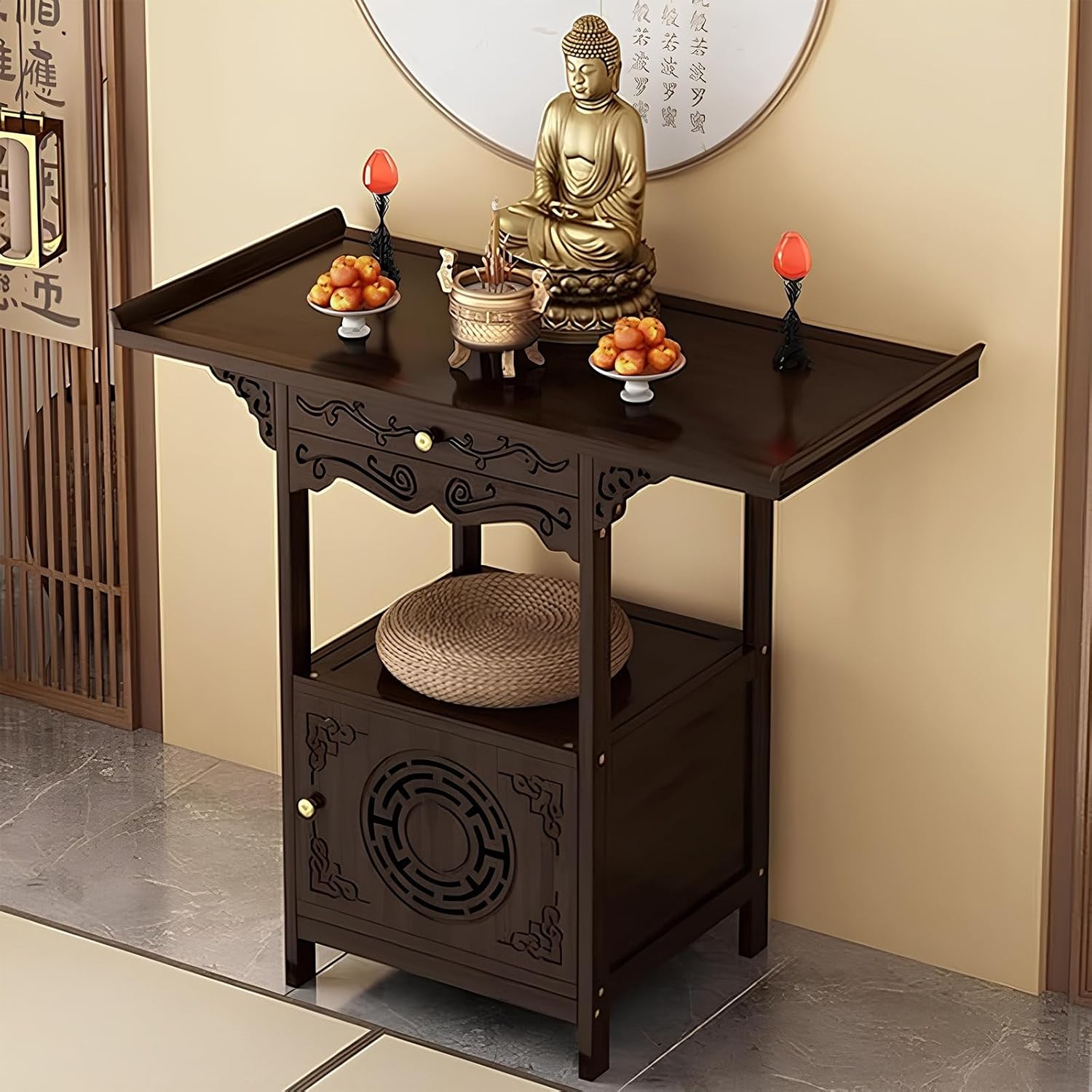 LENNOTHERM Buddhist Altar,Small Altar Table,Prayer Table, Chinese ...