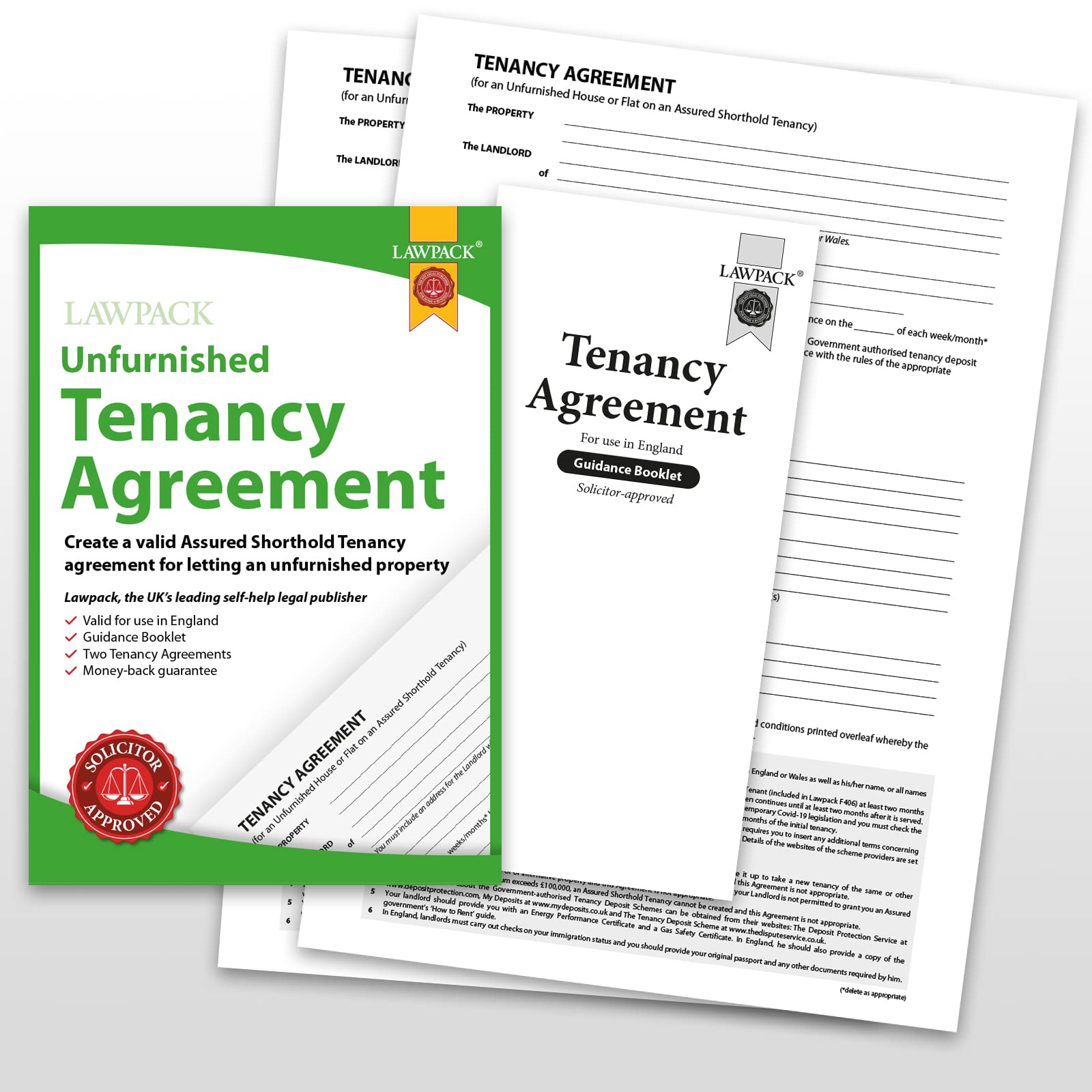 Lawpack Unfurnished Tenancy Agreement DIY KIT - 2024 Edition : Amazon ...