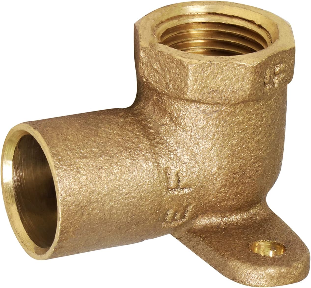Cast Brass Drop Ear Elbow - Sweat X Female Threaded Connection, Fits 1/ ...
