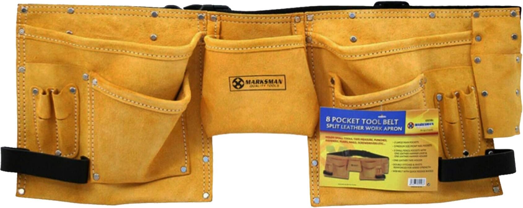 Rolson 68885 Double Oil Tan Tool Belt : Amazon.co.uk: DIY & Tools