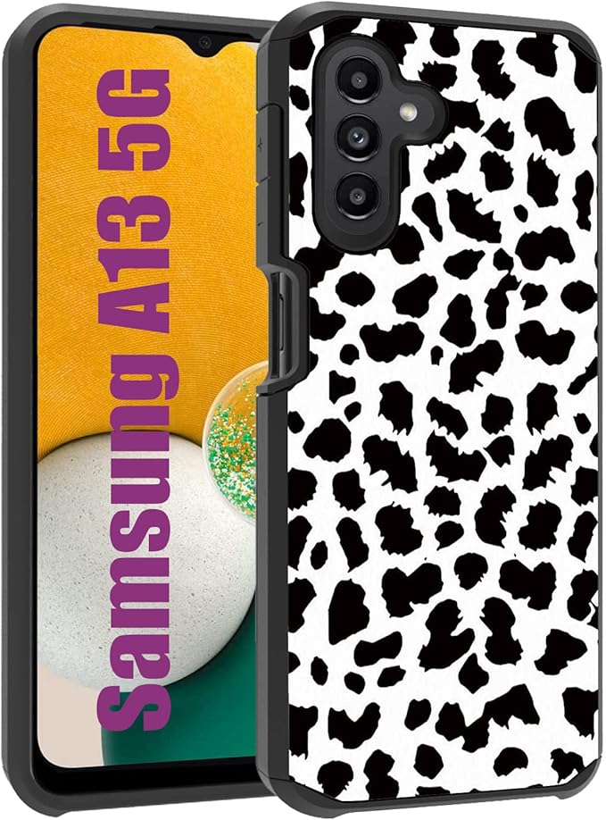 Amazon.com: POIUYTREW for Galaxy A13 5G Case, Heavy Duty 2 in 1 Hybrid ...