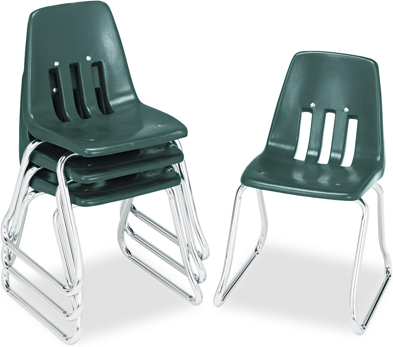 Amazon.com: Virco 9600 Classic Series Classroom Chairs, 14" Seat Height ...