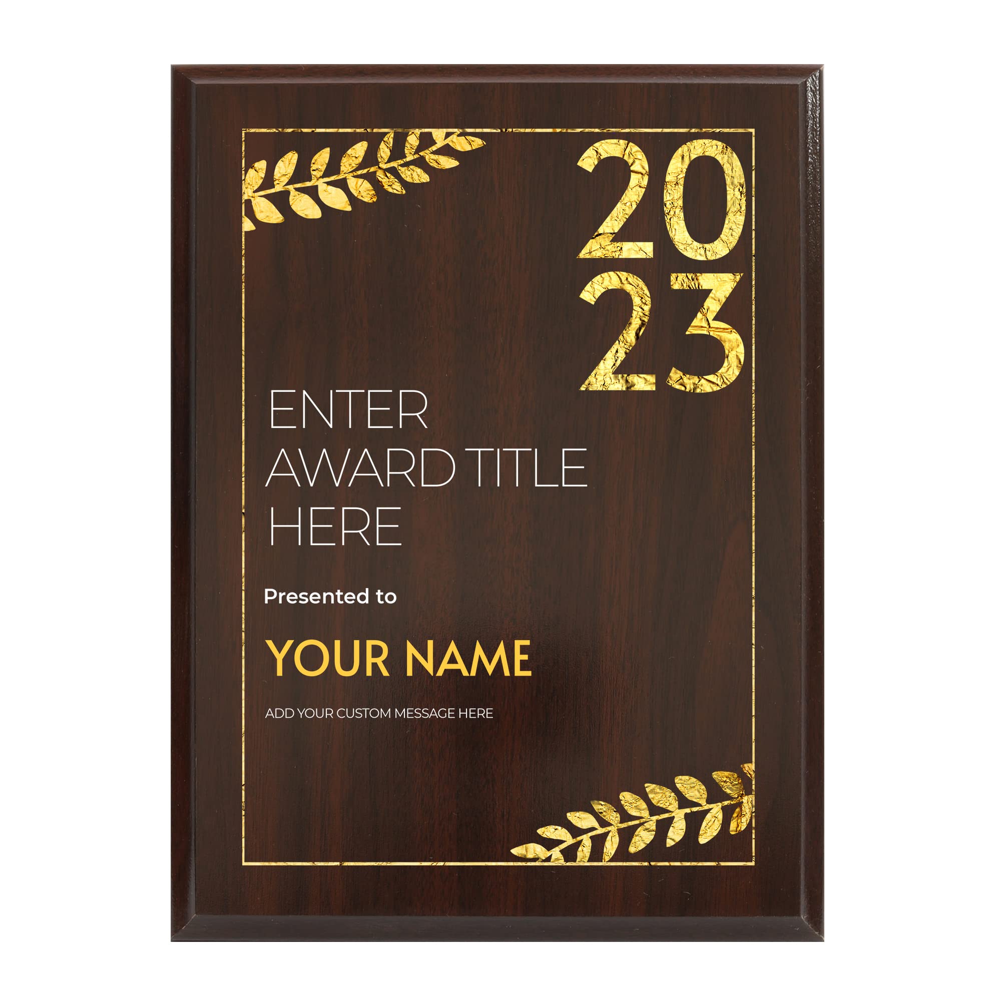 Amazon.com: 9" x 12" Custom Wall Plaque for Awards and Recognition ...