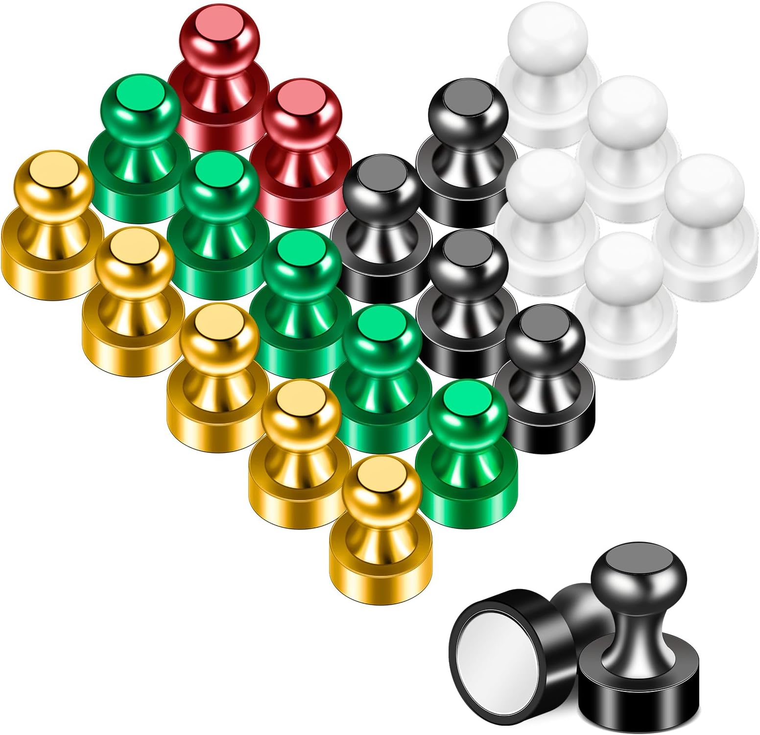 Amazon.com: Magnetic Push Pins, Fun Colorful Push Pin Magnets, Perfect ...