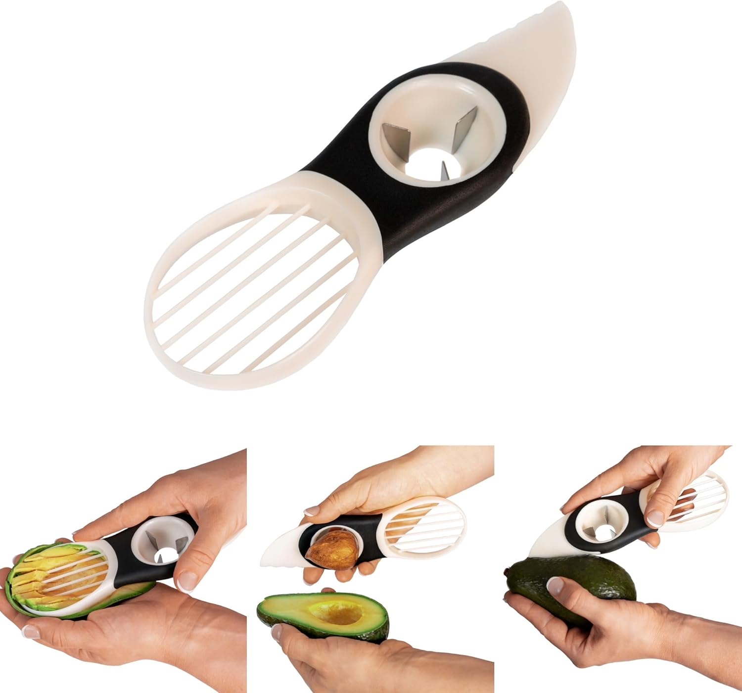 Amazon.com: Avocado Fruit Slicer Pitter 3 in 1 Banana Dragon Fruit ...