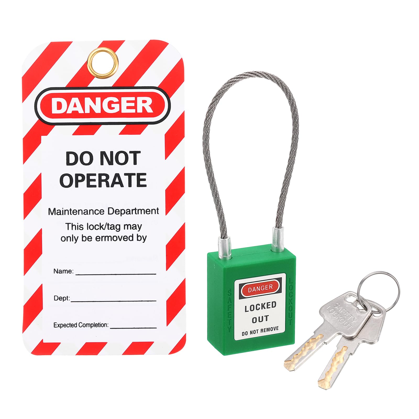 PATIKIL Lockout Tagout Locks with Key, Loto Locks Safety Padlock ...