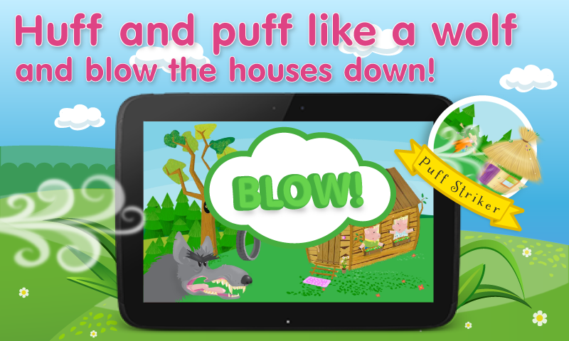 3 Little Piggies & Big Bad Wolf - Interactive Story Book and Fun Games ...
