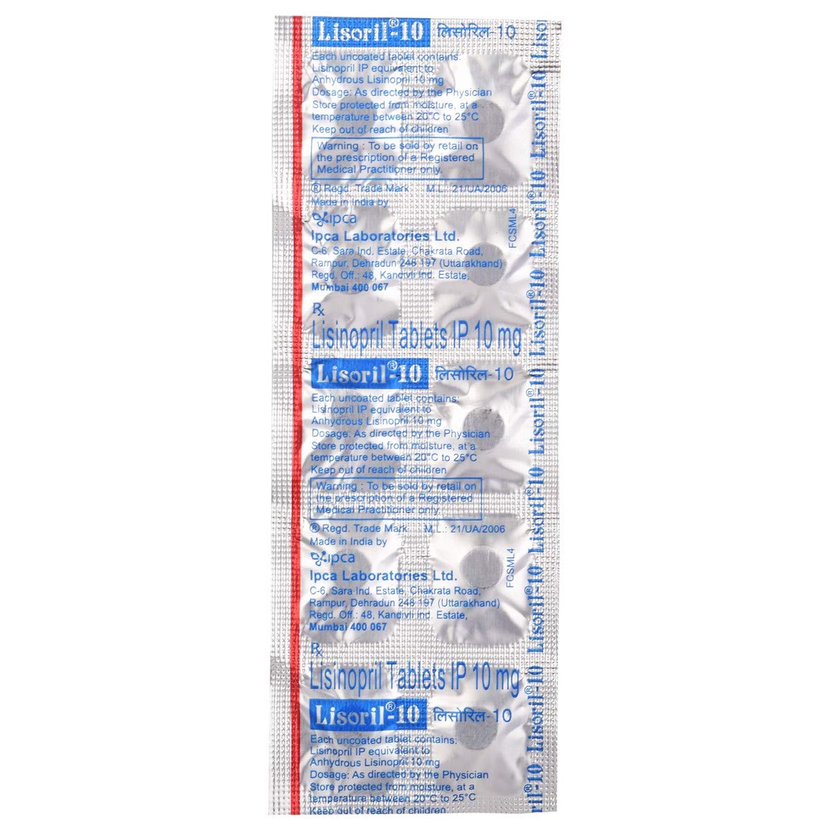 Lisoril 10 - Strip Pack of 10 Tablets : Amazon.in: Health & Personal Care