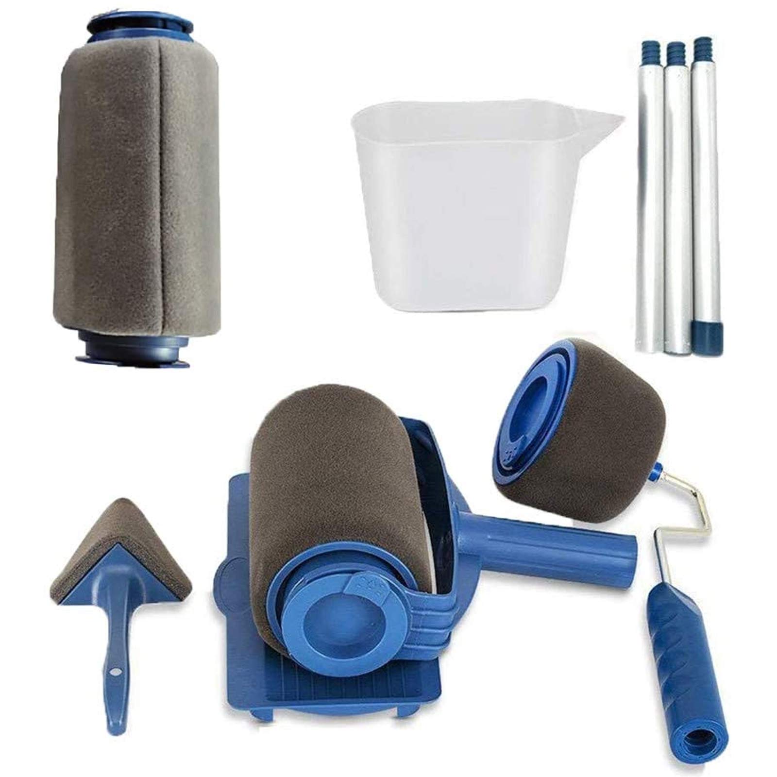 Paint Roller fillable, Multifunctional Paint Pro Set Extendable Rod ...