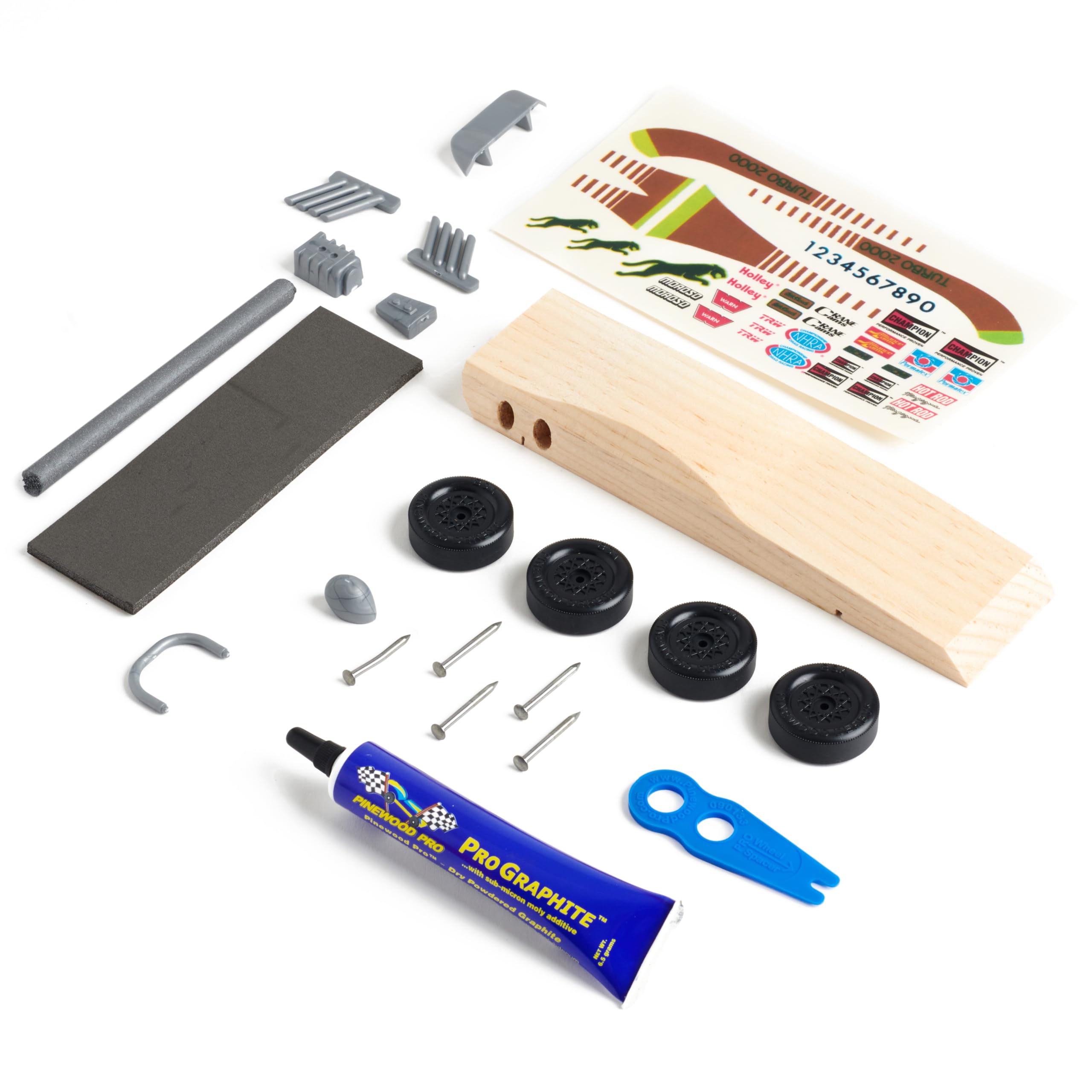 Amazon.com: Pinewood Pro Ferrari-Style Derby Car Kit | 22 Piece Set ...