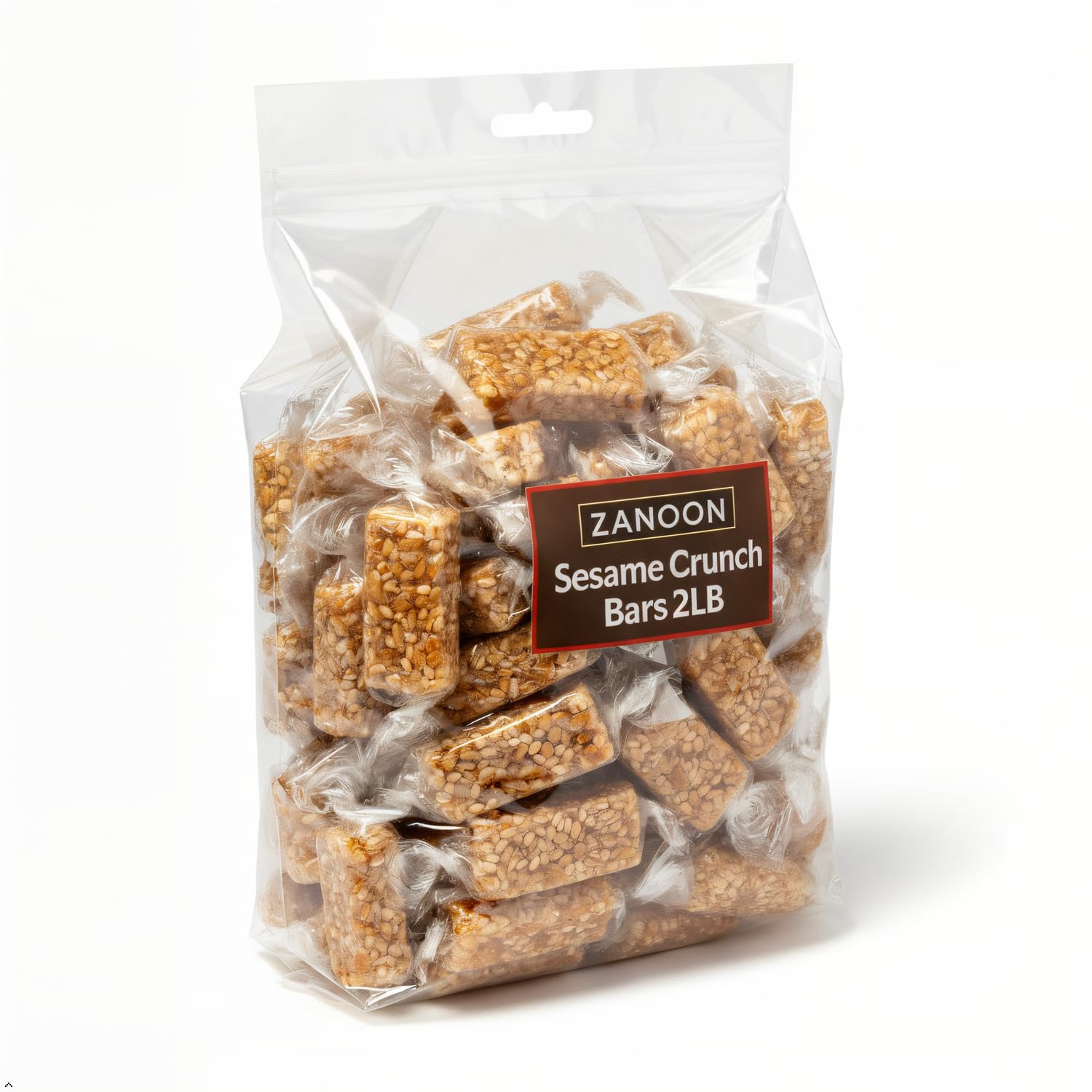 Amazon.com: Sesame Candy 2LB Bulk Bag by ZANOON – Authentic Crunchy ...