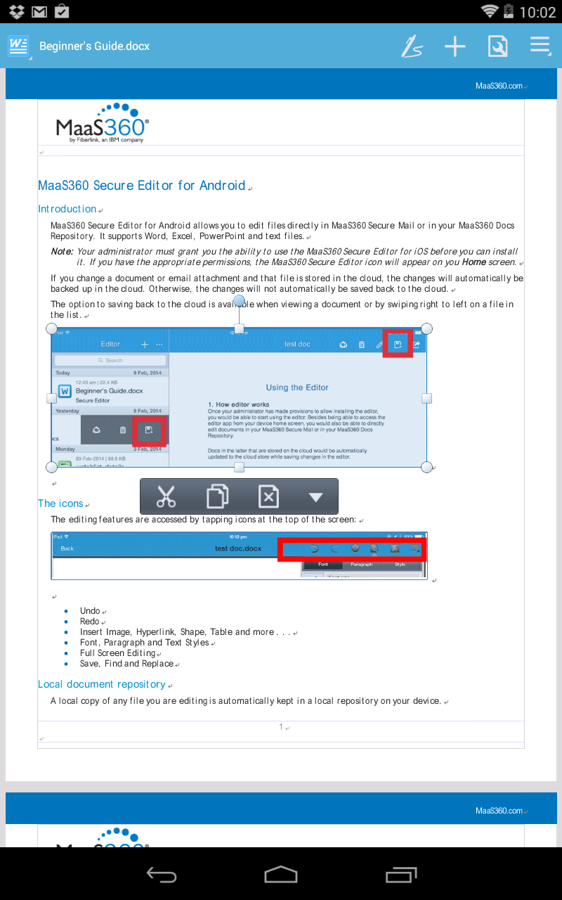 MaaS360 Secure Editor - App on Amazon Appstore