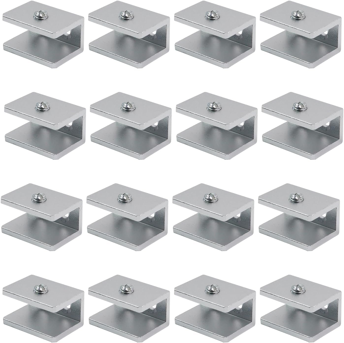 Amazon.com: Dnyta 16pcs Glass Shelf Clamp Clip Holder Support Bracket ...