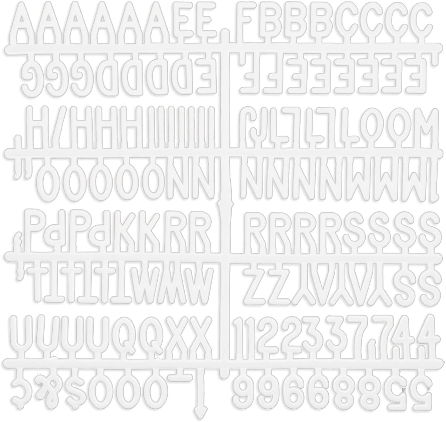 Amazon.com: Lusofie Felt Board Letters, 3/4 Inch Letter Board Letters ...