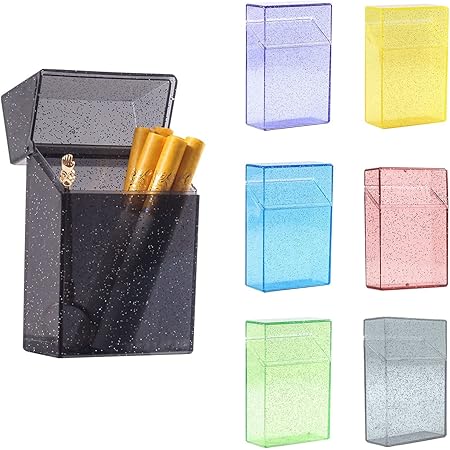 Amazon.com: Hard Box Full Pack Cigarette Case (100's Size) (One Dozen ...