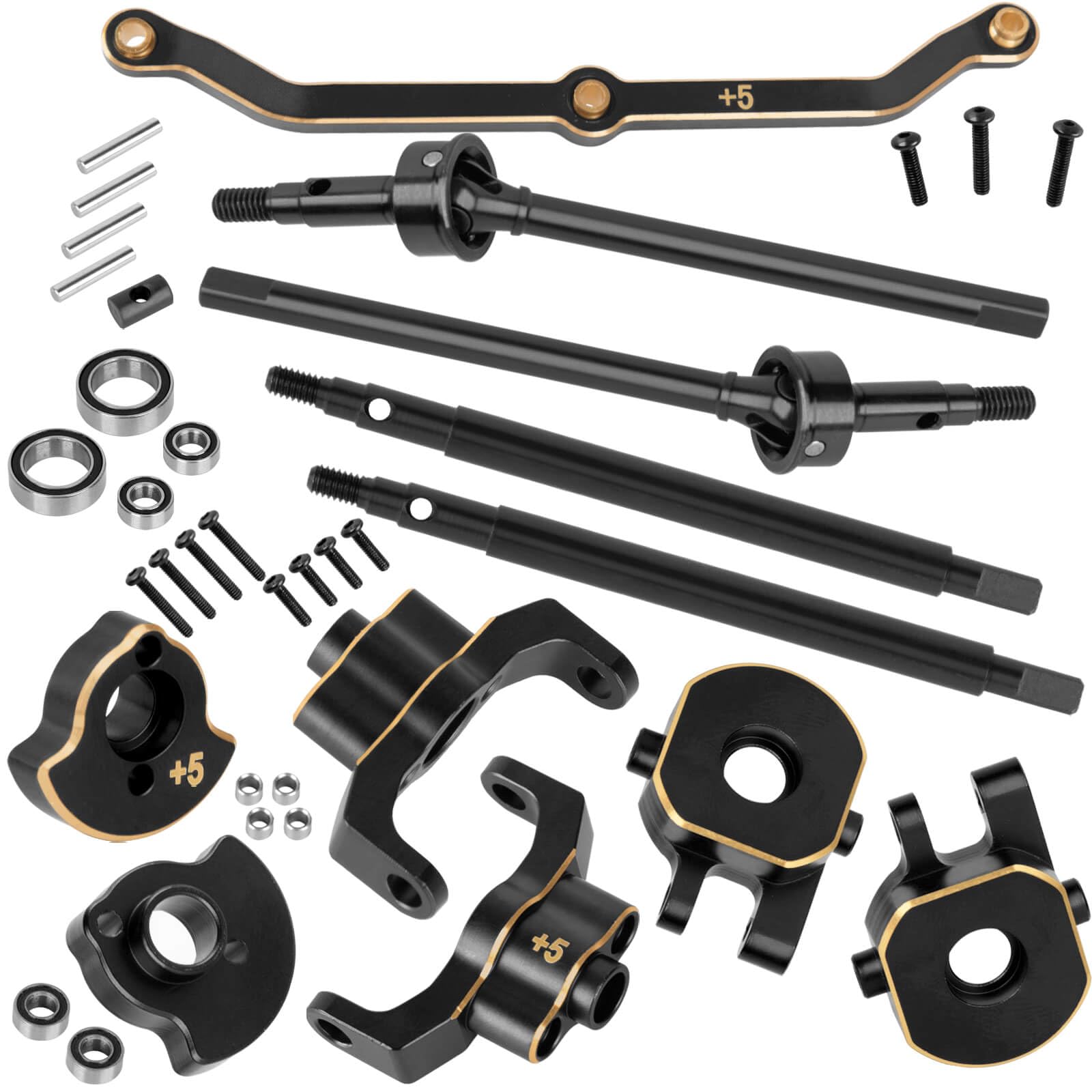 Amazon.com: RC Brass Axle widening (+5mm Wider on Each Side) Upgrades ...