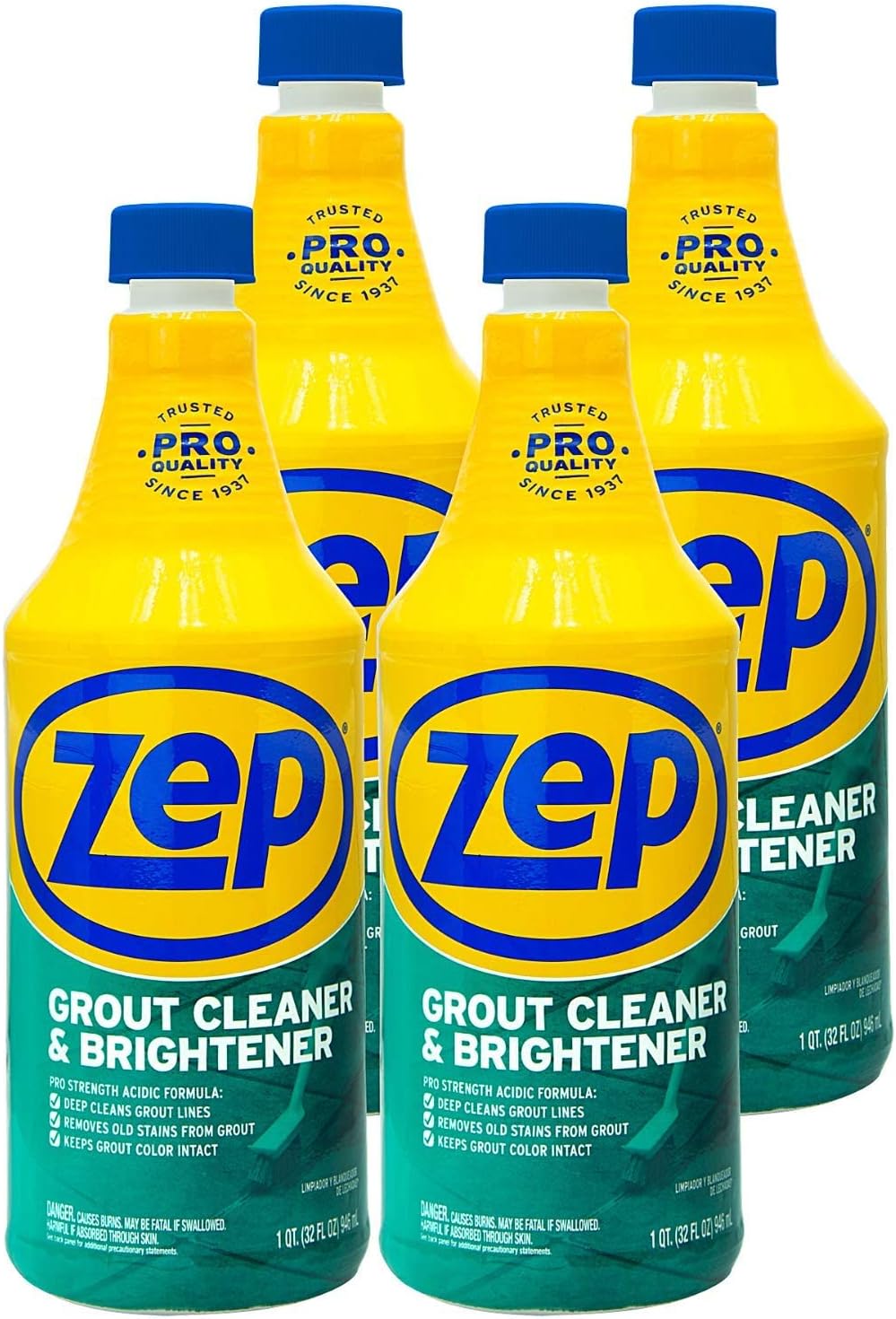 Amazon.com: Zep Industrial Grout Cleaner and Brightener - 32 ounce ...