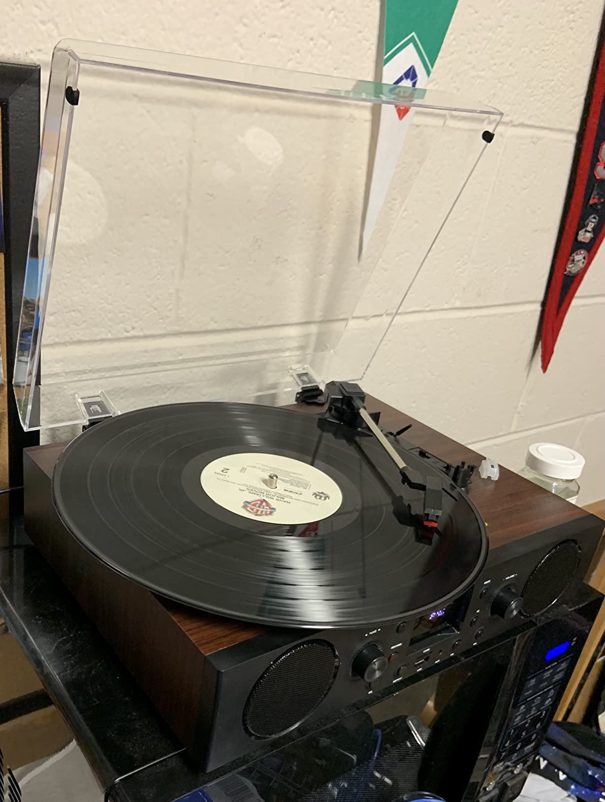 $11/mo - Finance Vinyl Record Player Bluetooth with Speakers USB ...