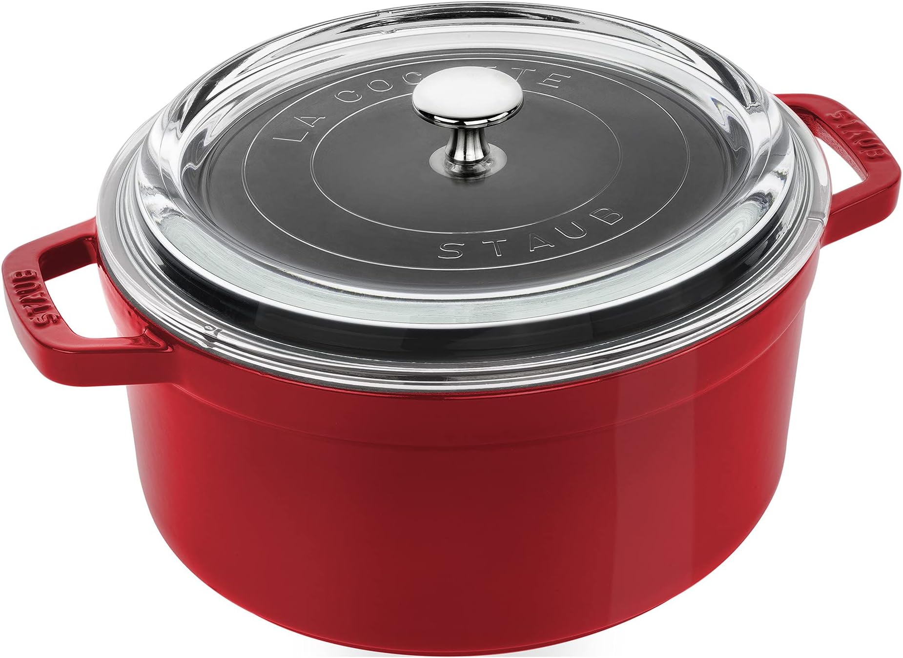 Amazon.com: Staub Cast Iron Braiser, 3.5qt, White: Home & Kitchen