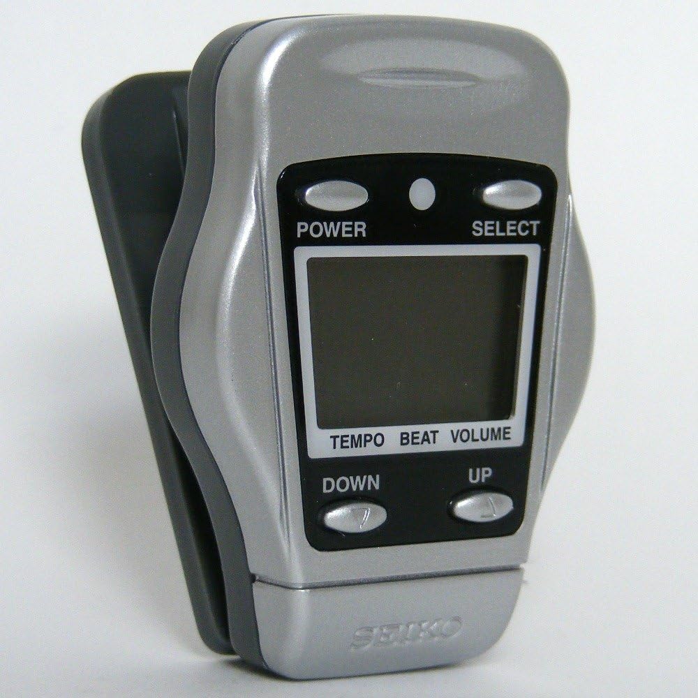 Amazon.com: Seiko DM50S Clip Digital Metronome Silver Metronome ...