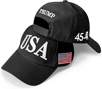Trump 2024 USA 45-47 MAGA Hat Donald Trump Slogan with USA Flag ...