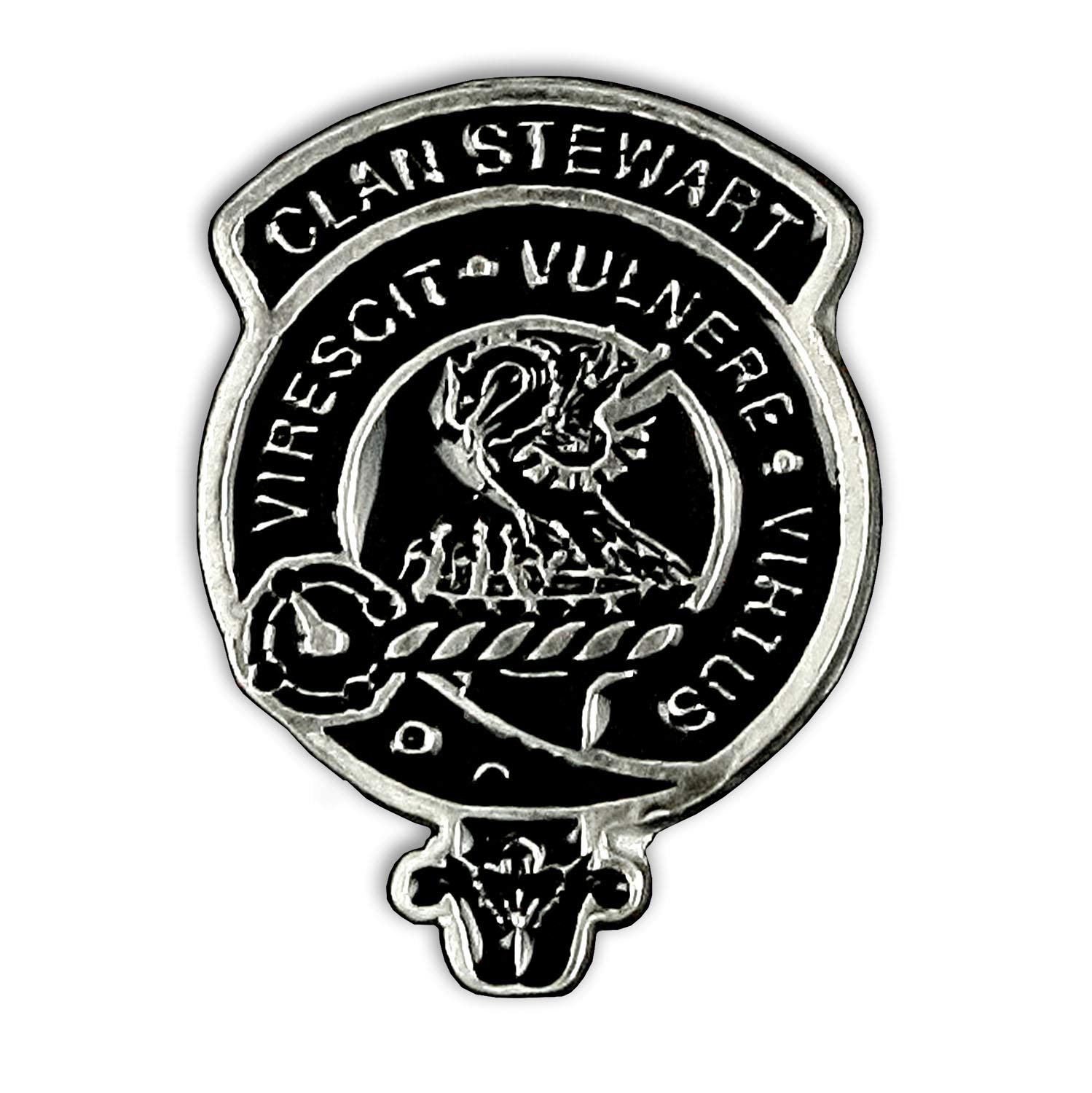 Amazon.com: Scots Highland Stewart Clan Crest Mini Badge: Clothing ...