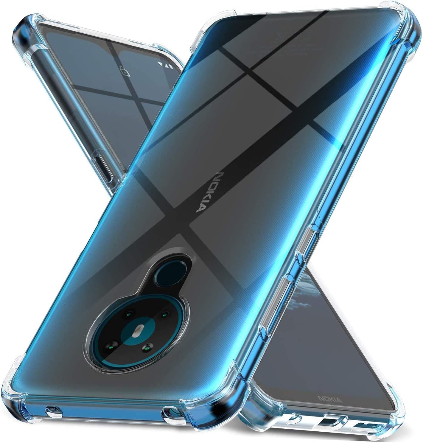 PIXFAB For Nokia 5.3 Case, Shockproof [Ultra Slim] Scratch Resistant ...