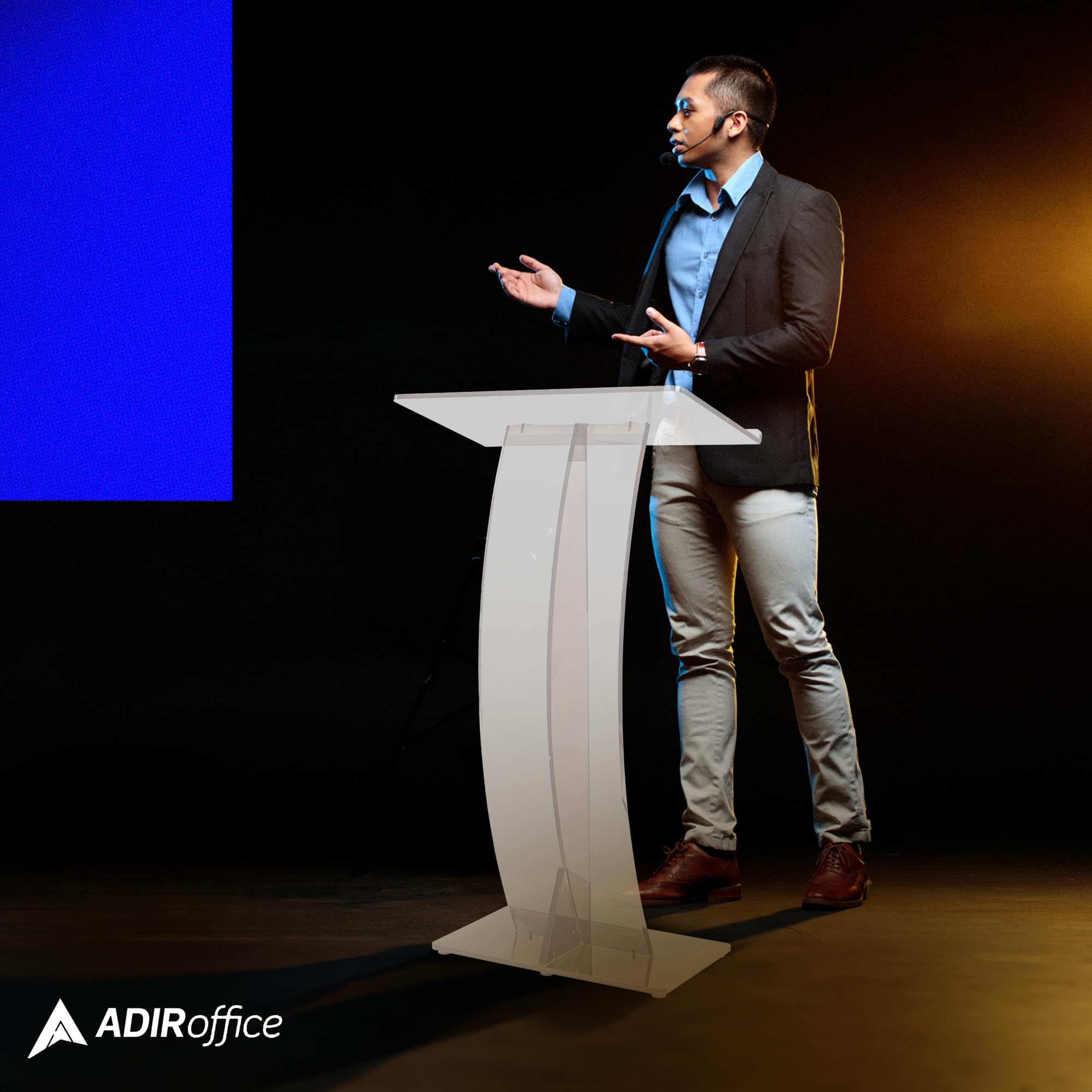 Snapklik.com : Clear Acrylic Podium, Ideal For Use As Pulpits For ...