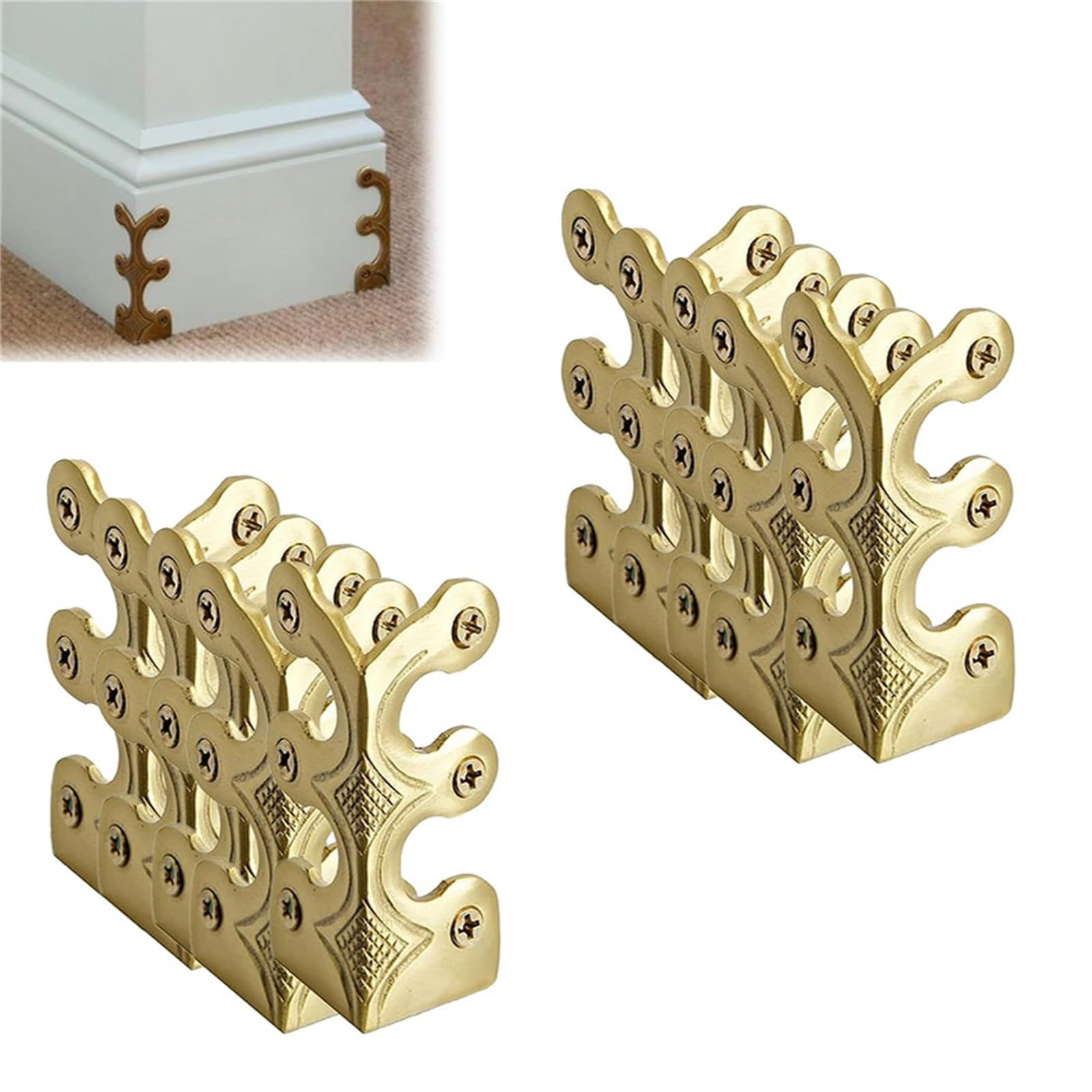 Amazon.com : 2024 New Skiffers Baseboard Corner Protectors, Baseboard ...