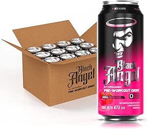 FORZAGEN | Bebida Carbonatada Black Angel Pre-Workout Drink | Pre ...
