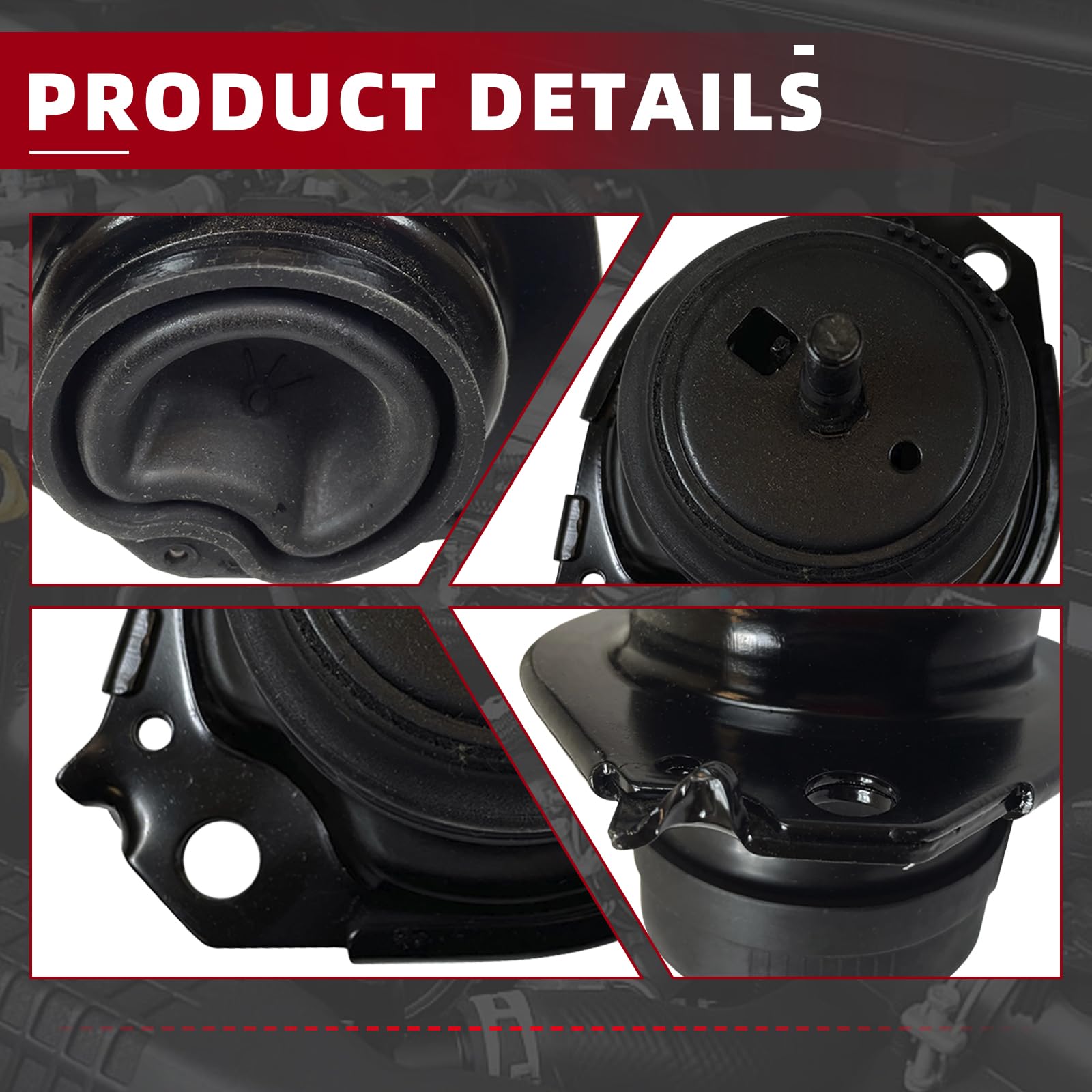 Snapklik.com : Bapmic 68252518AA Engine Mount Isolator Left Compatible
