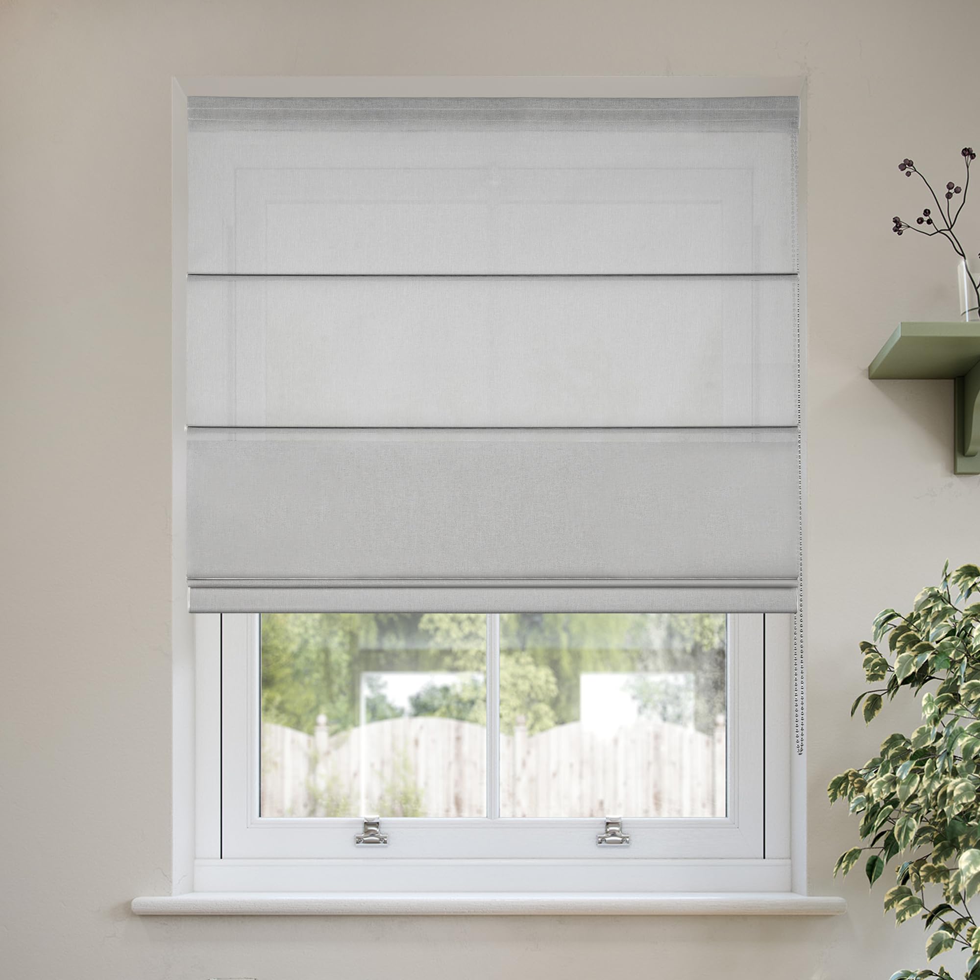 Amazon.com: Hiifroy Roman Shades for Windows, Light Filtering Roman ...