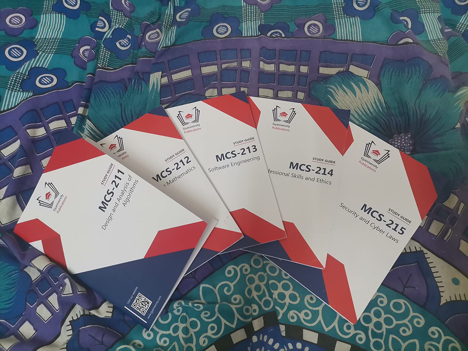 MCA_NEW 1st Semester IGNOU Study Guides Combo (Set of 5 books including MCS-211, MCS-212, MCS ...