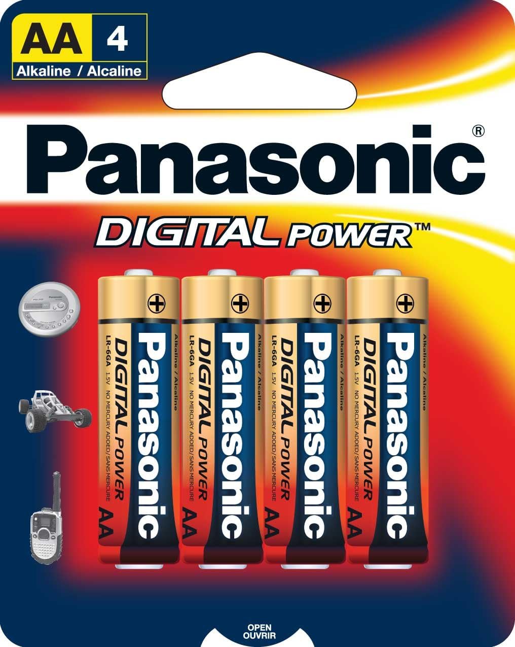 Amazon.com: Panasonic Alkaline Plus AAA Batteries 16 Pack - LR03PA-16BH ...