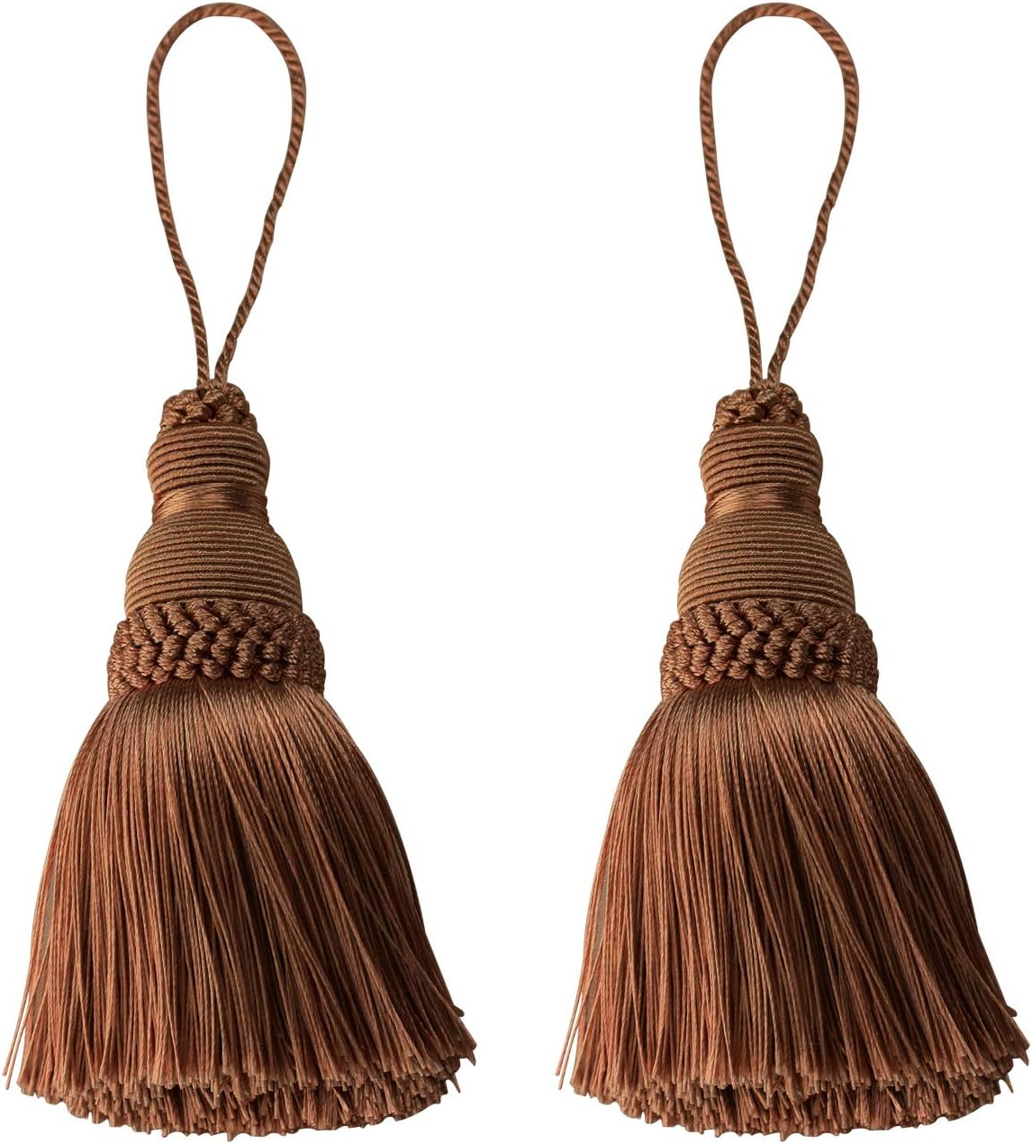 Amazon.com: BEL AVENIR Set of 2 Elegant Polyester Tassel Handmade ...