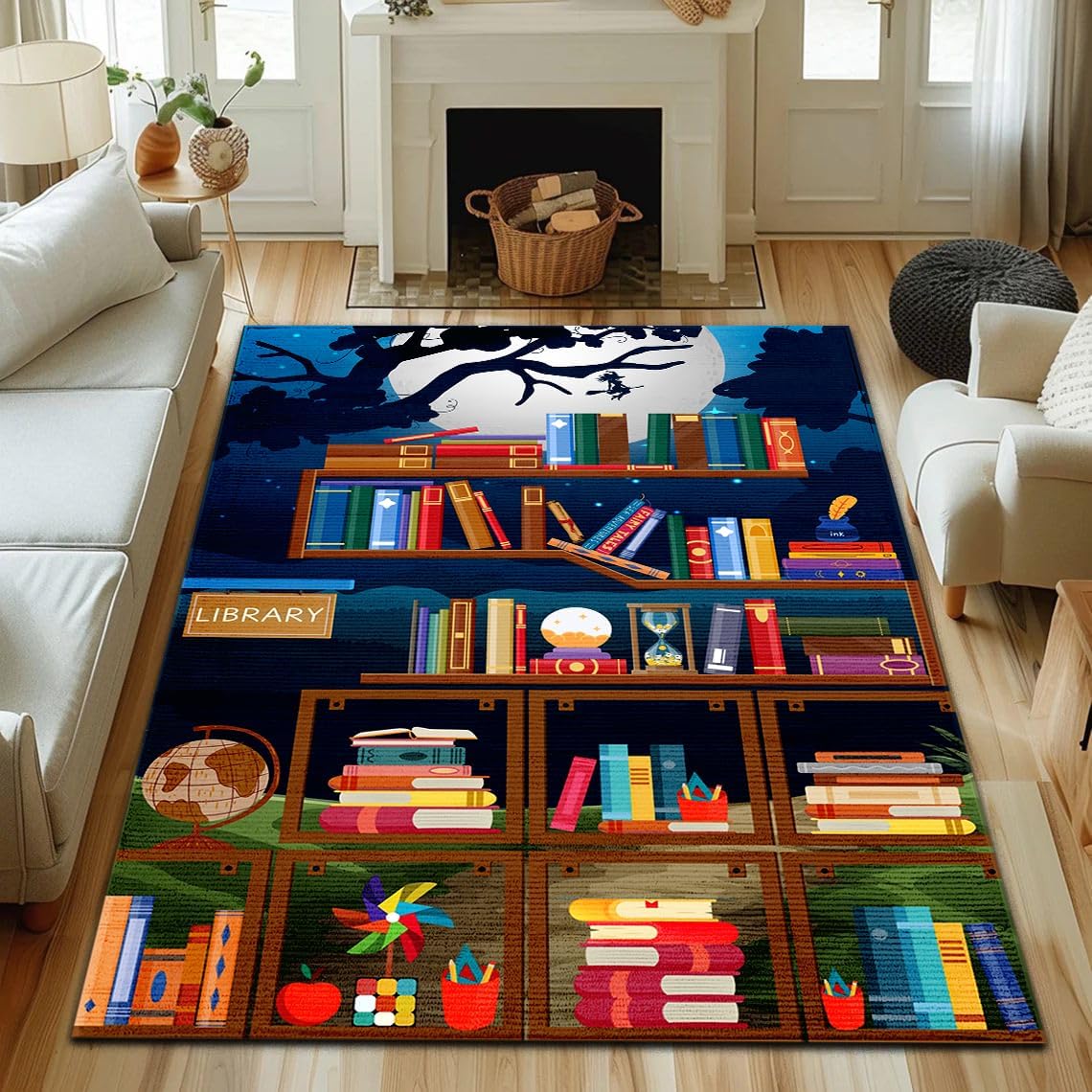 Amazon.com: Classroom Library Rug, Reading Rug for Classroom Library ...