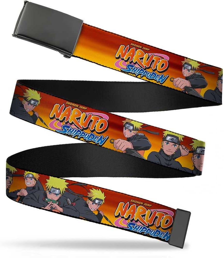 Amazon.com: Naruto Poses and Battle Stances Mesh Belt : Clothing, Shoes ...