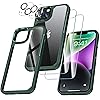Amazon.com: JJGoo Compatiable with iPhone 14 Case Clear, Transparent Shockproof Phone Case, Slim ...