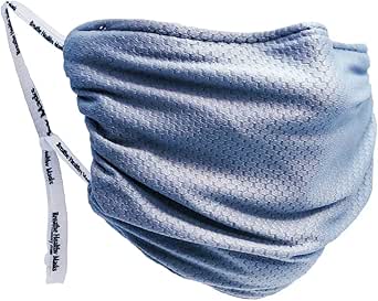 Amazon.com: Breathe Healthy Adult Size Cloth Face Mask, Steel Blue ...