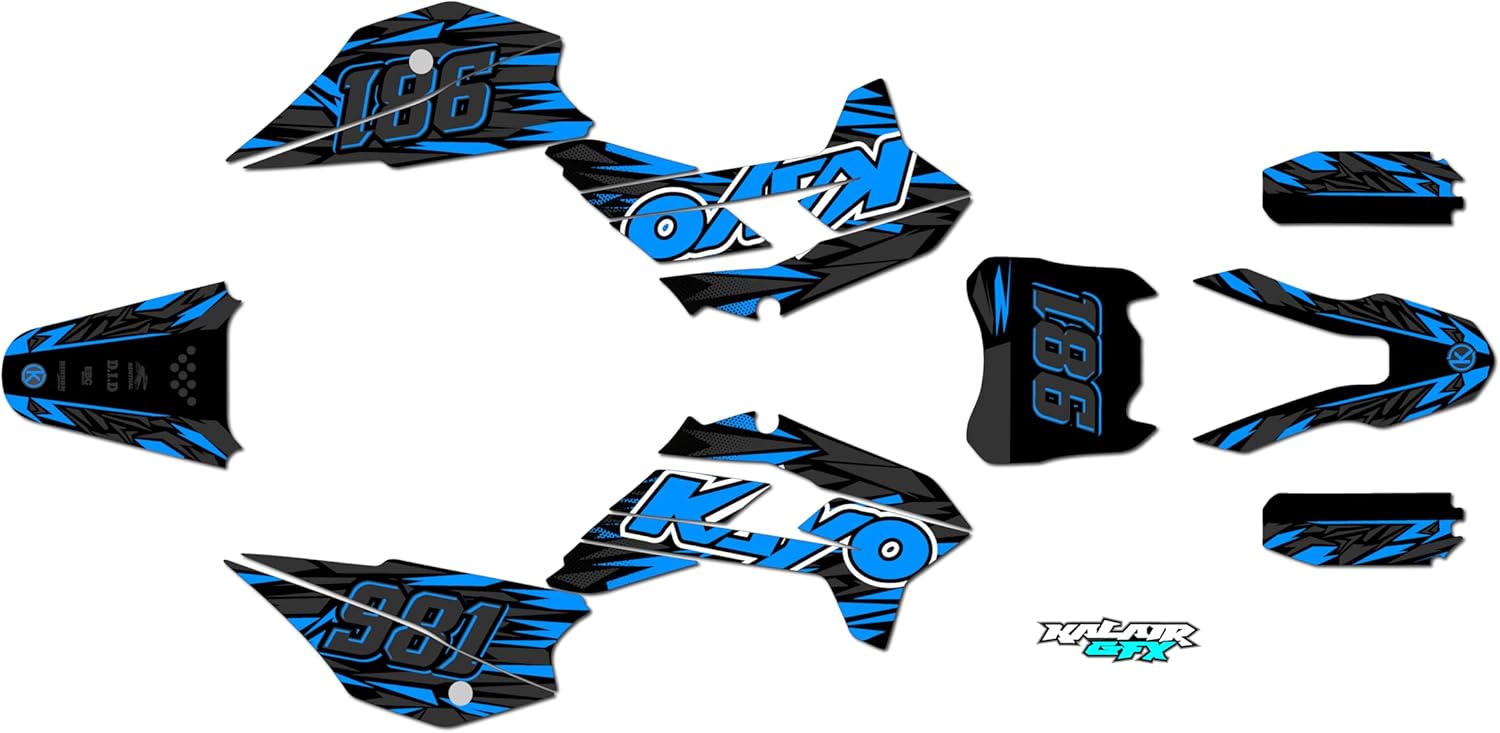 Amazon.com: Kalair GFX Graphics Kit for Kayo Pit Bike TT 125 and TT 140 ...