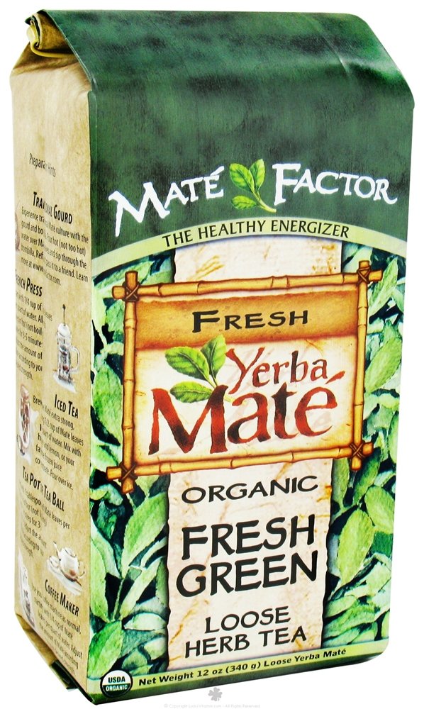 Amazon.com : Mate Factor Tea Mate', Fresh Green, 12-Ounce (Pack of 2 ...