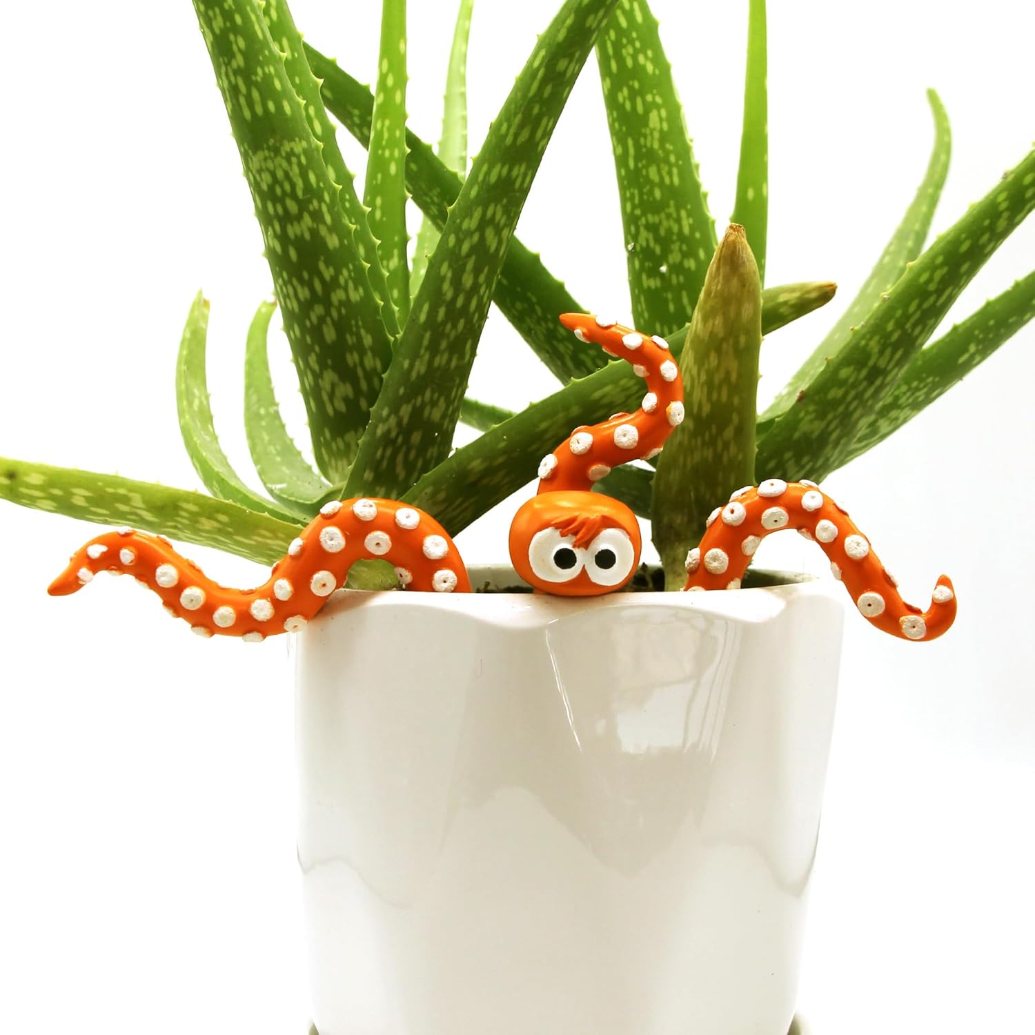 Amazon.com: Poranlem Octopus Tentacle Plant Stake Garden Decorative ...