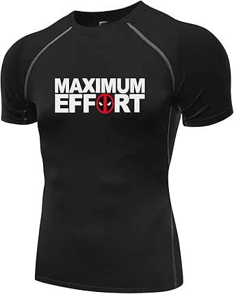Amazon.com: O2TEE Men's Maximum Effort Athletic Workout T Shirts Short ...