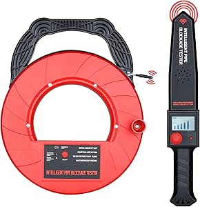 Pipe Blockage Locators, 98.4ft/30m PVC Pipe Locators Underground, IP67 ...