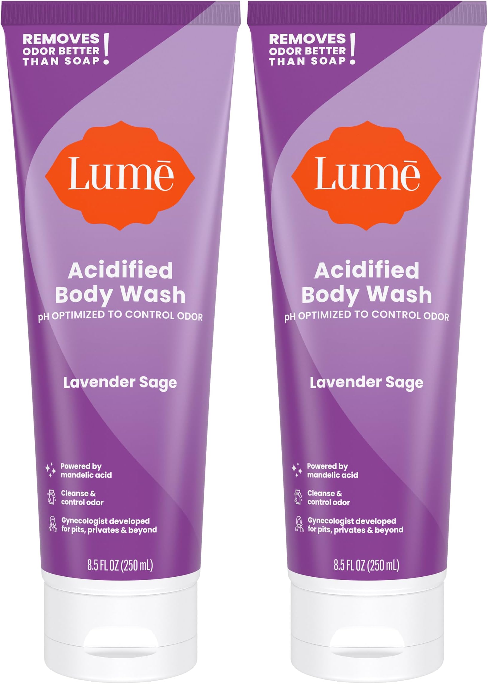 Amazon.com: Lume Acidified Body Wash - 24 Hour Odor Control - Removes ...
