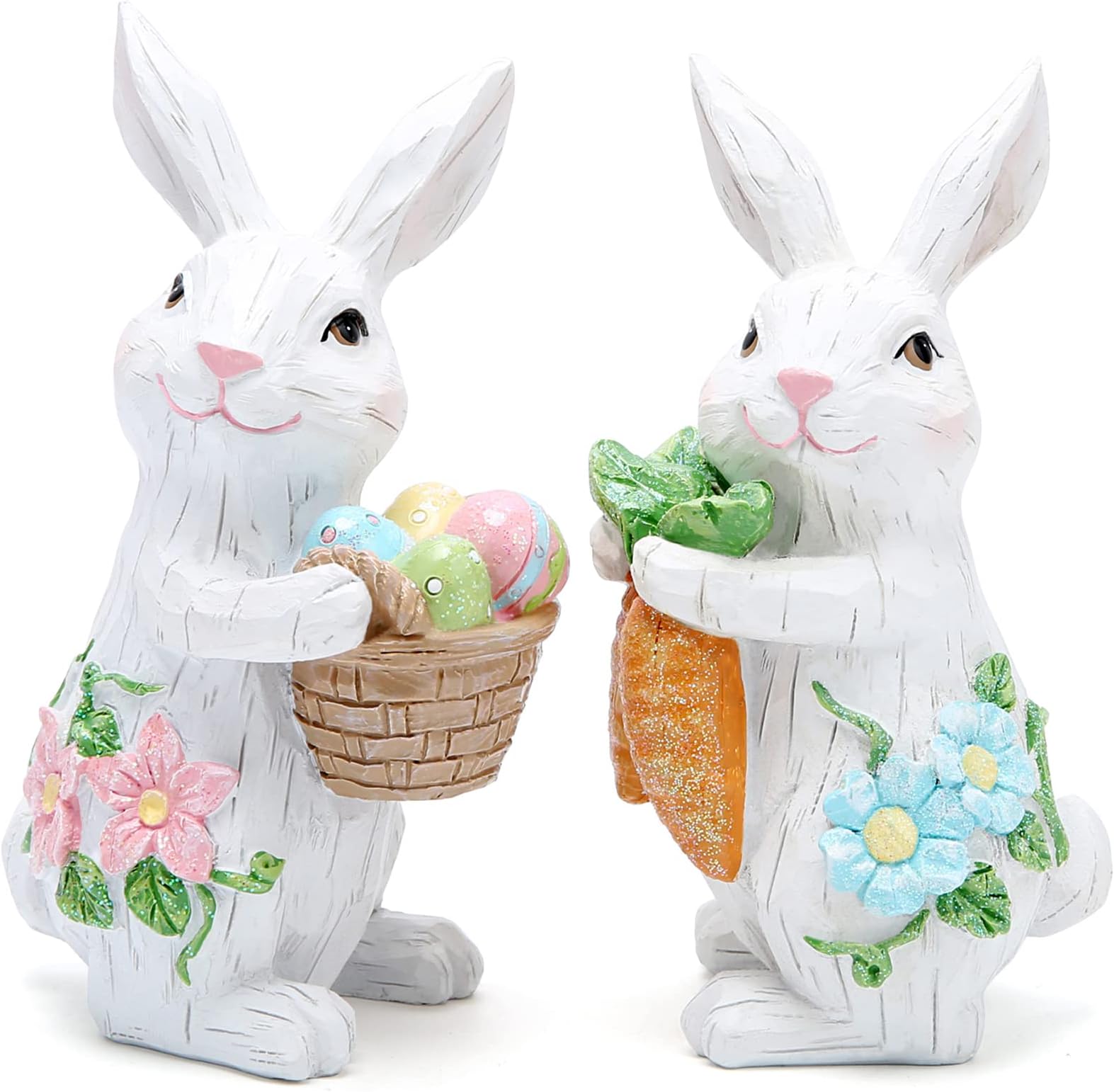Amazon.com: Hodao Easter Bunny Family Decorations - Easter Decorations - Home Decorations - Cozy ...