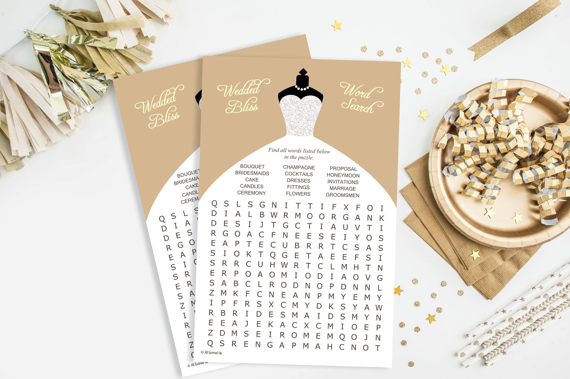 Wedding Word Search Activity Wedding Wordsearch Etsy