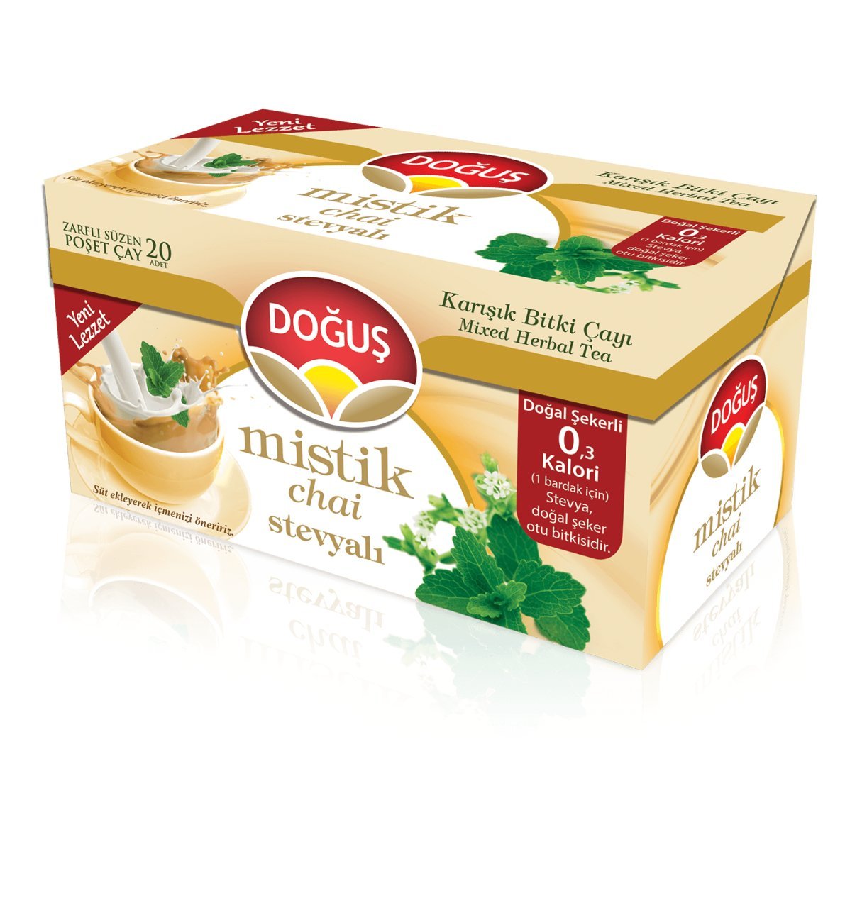 Amazon.com : Mistik Chai Tea Bag With Stevia Recommended Use 20 ct, 1.6 ...